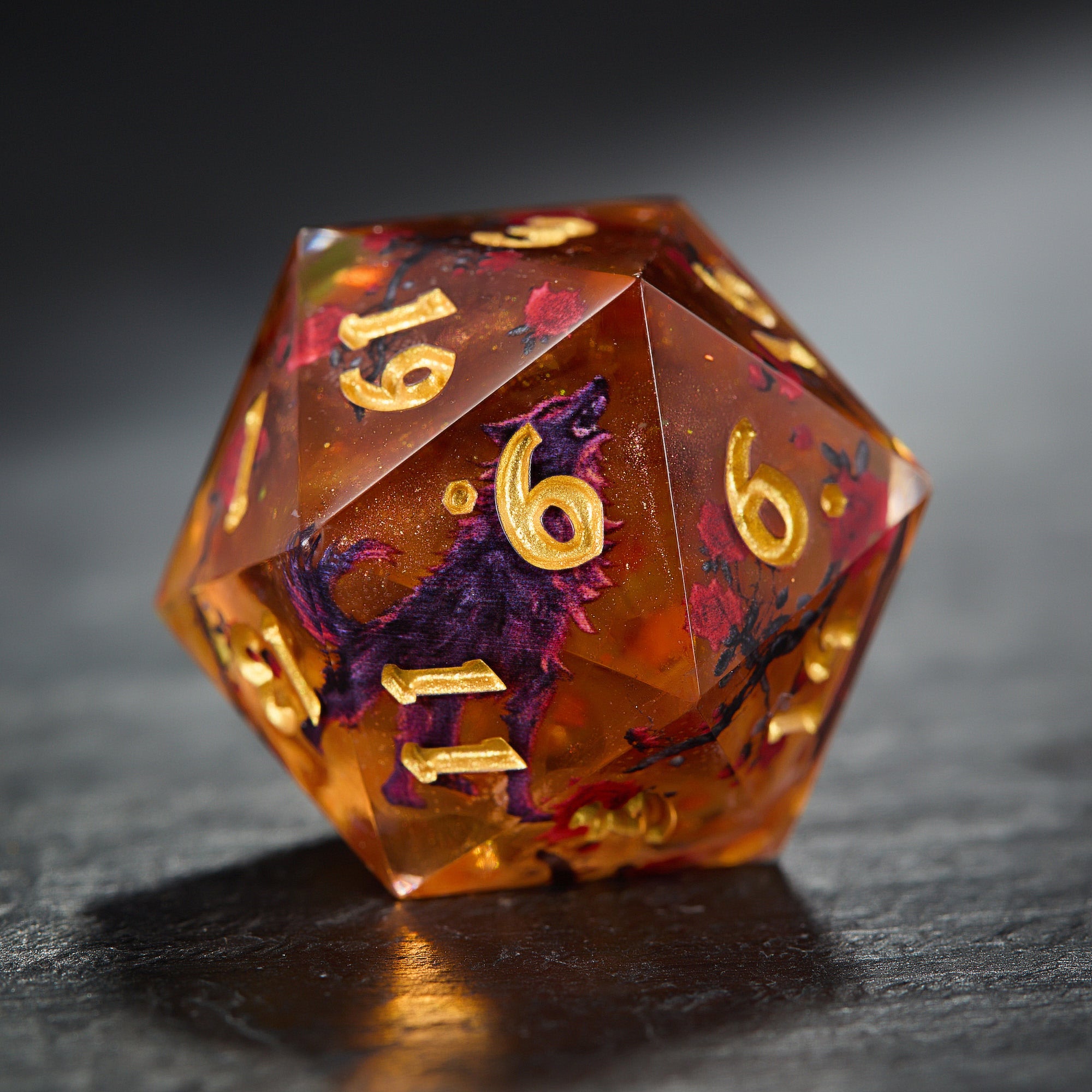 Green Liquid Core Resin All Zelda DnD D&D Dice Set – CrystalMaggie
