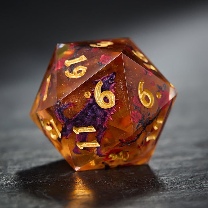 Green Liquid Core Resin All Zelda DnD D&D Dice Set – CrystalMaggie