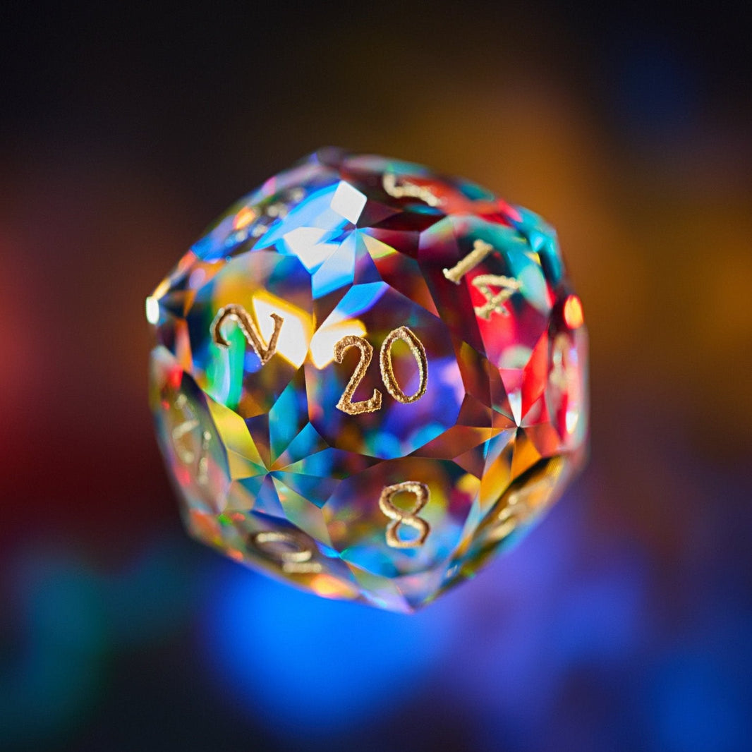 Dark Blue Liquid Core Resin Galaxy Dice Tardis DnD D&D Dice Set ...