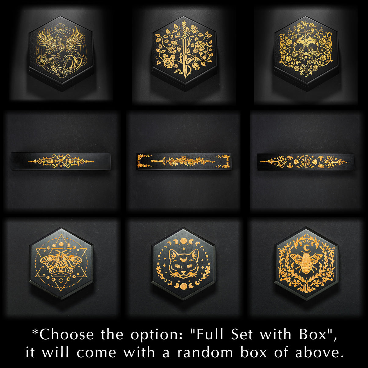 Black Obsidian Gemstone Crit Sh*t DnD D&D Dice Set – CrystalMaggie