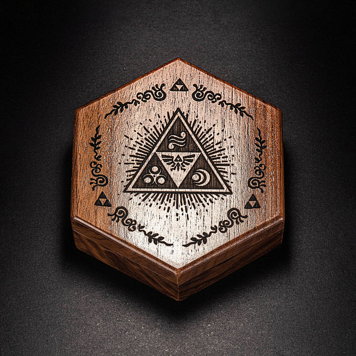 Black Walnut Wood DnD D&D Dice Box – CrystalMaggie