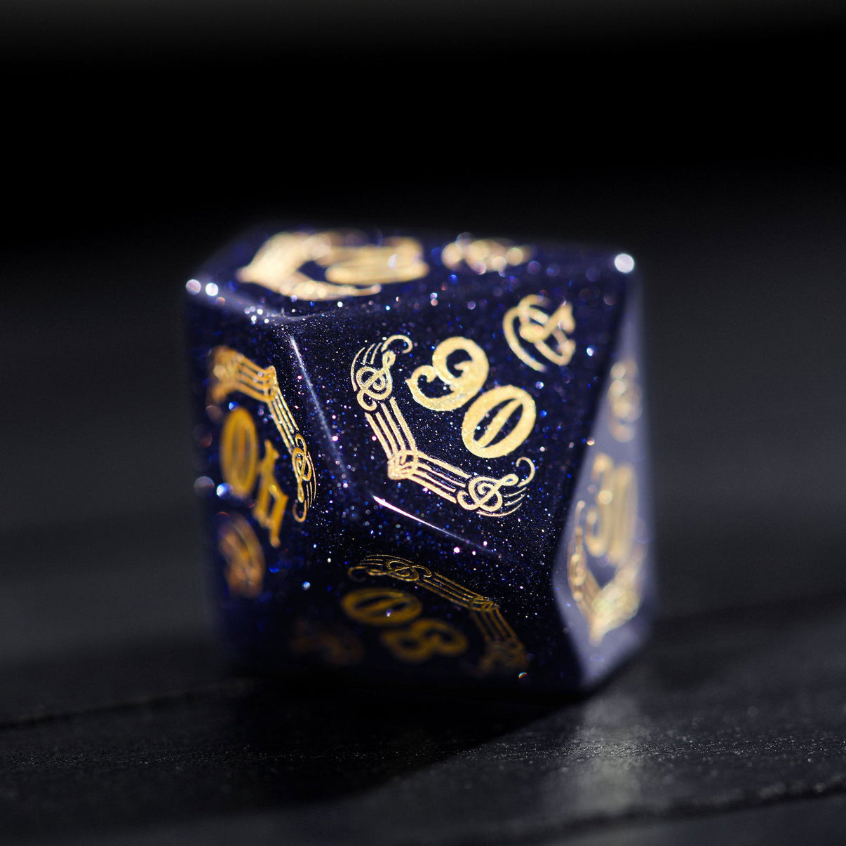 Blue Sandstone Gemstone Dice Bard DnD D&D Dice Set – CrystalMaggie