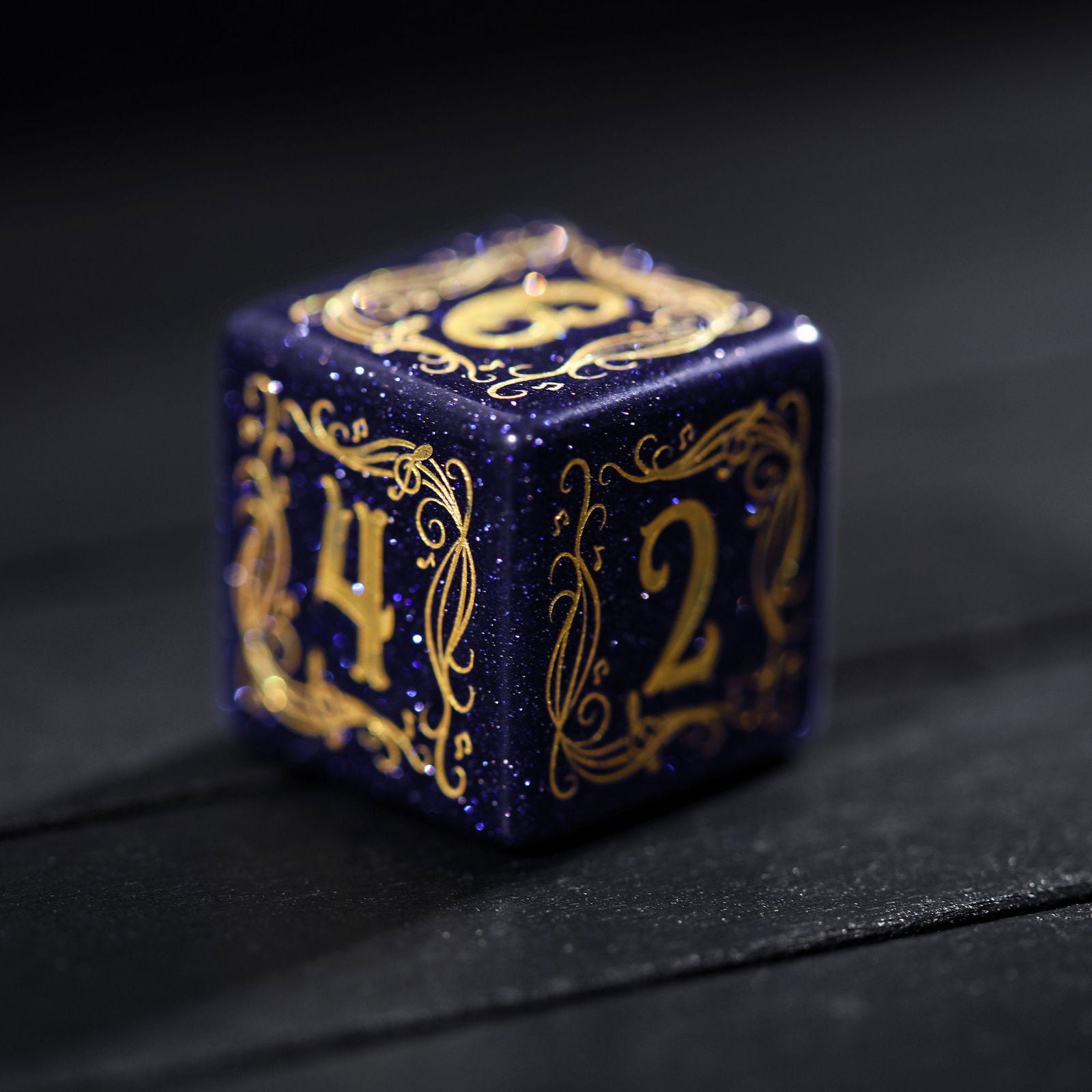 Blue Sandstone Gemstone Dice Bard DnD D&D Dice Set – CrystalMaggie