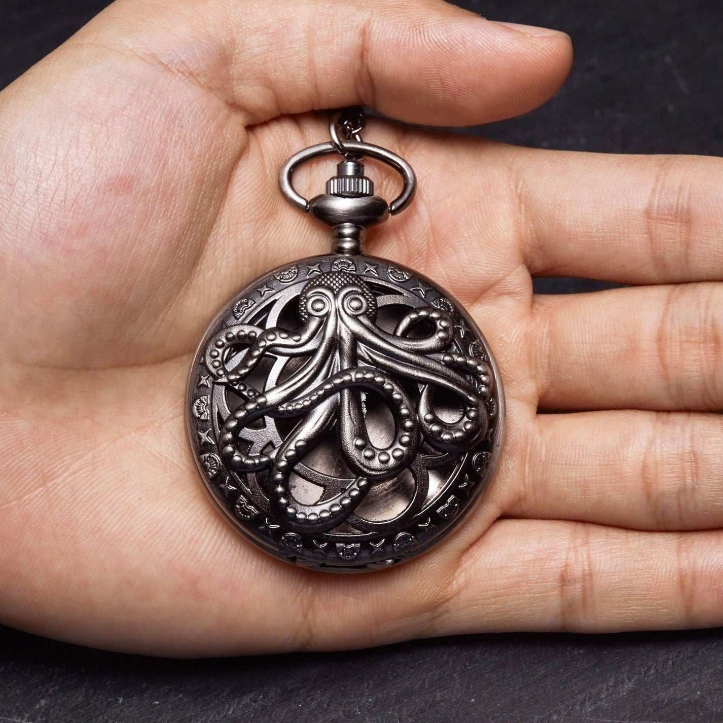 Micro Mini Metal DnD D&D Dice Octopus Pocket Case – CrystalMaggie