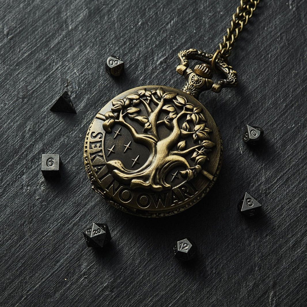 Green Liquid Core Resin Galaxy DnD D&D Dice Set