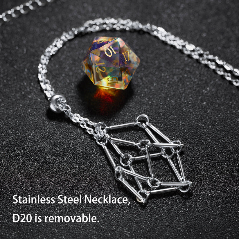 Purple Glitter Galaxy Moth Resin DnD D&D Dice Set – CrystalMaggie