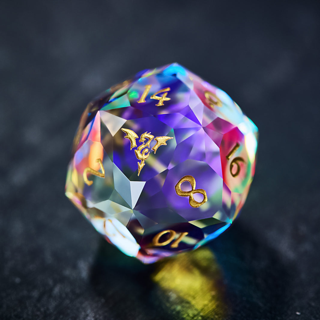 Green Liquid Core Resin All Zelda DnD D&D Dice Set – CrystalMaggie