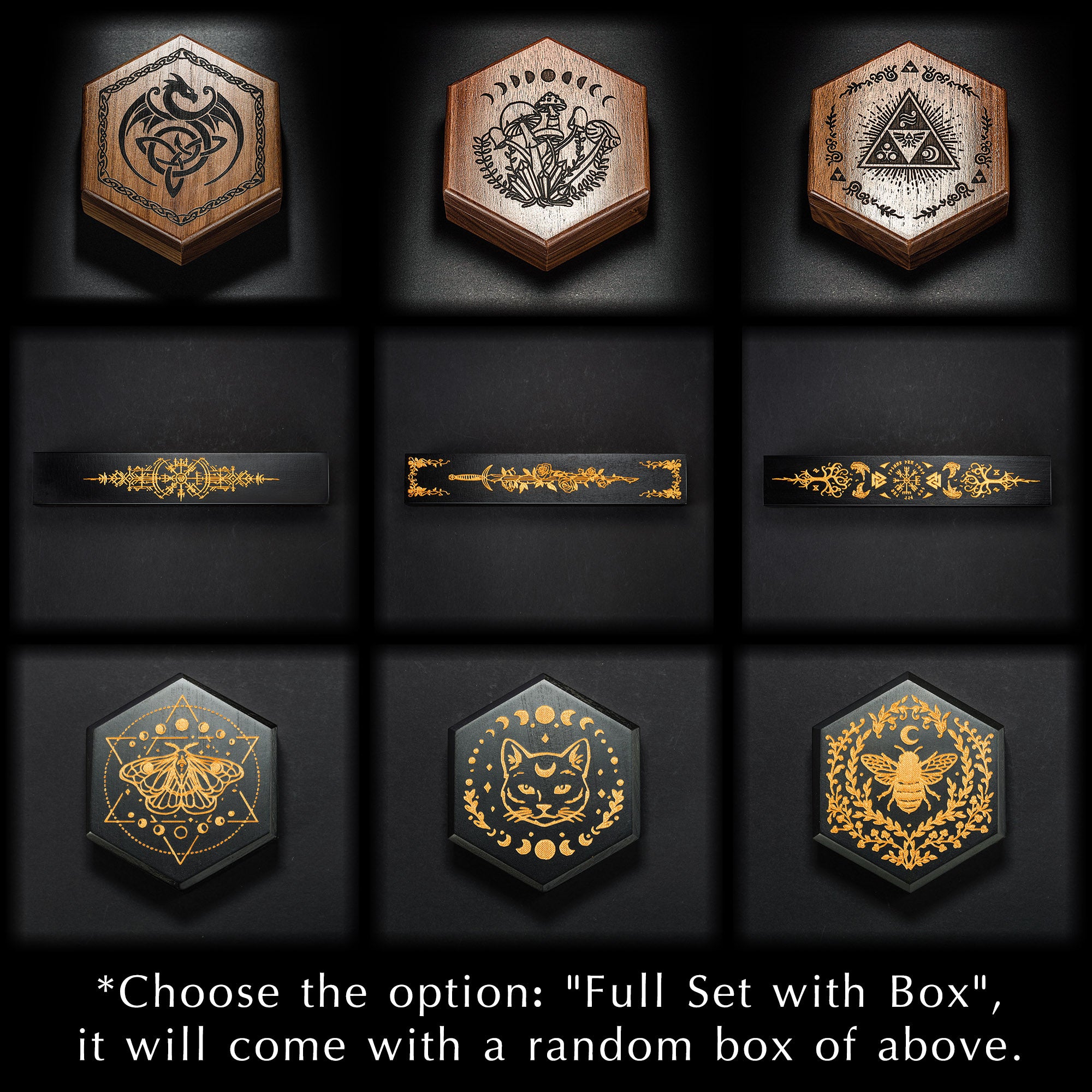 Design Inspired By Dragon Ball Orange Resin DnD D&D Dice Set ...