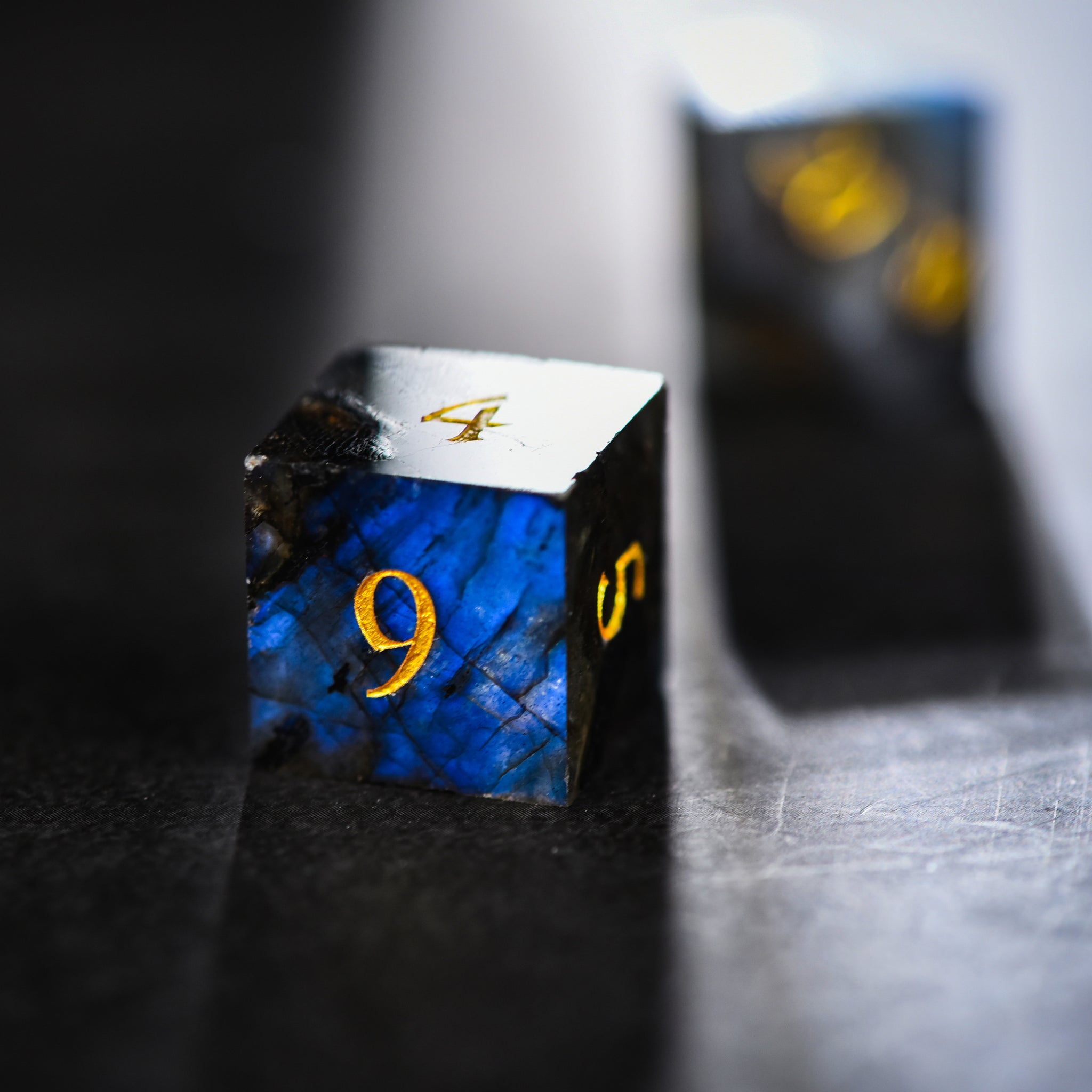 Labradorite Gemstone DnD D&D Dice Set – CrystalMaggie