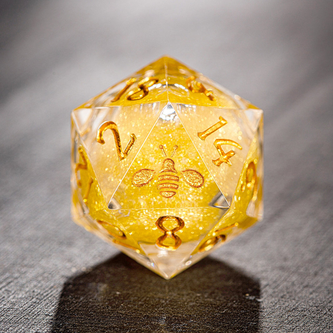 Raised Fantastic Glass Cat Butt DnD D&D Dice Set – CrystalMaggie